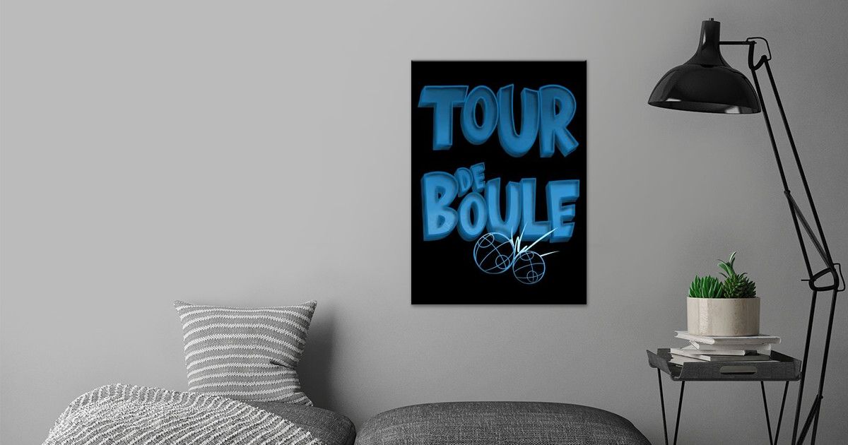 'Boule Petanque Wall Art' Poster by KalliDesignShop | Displate