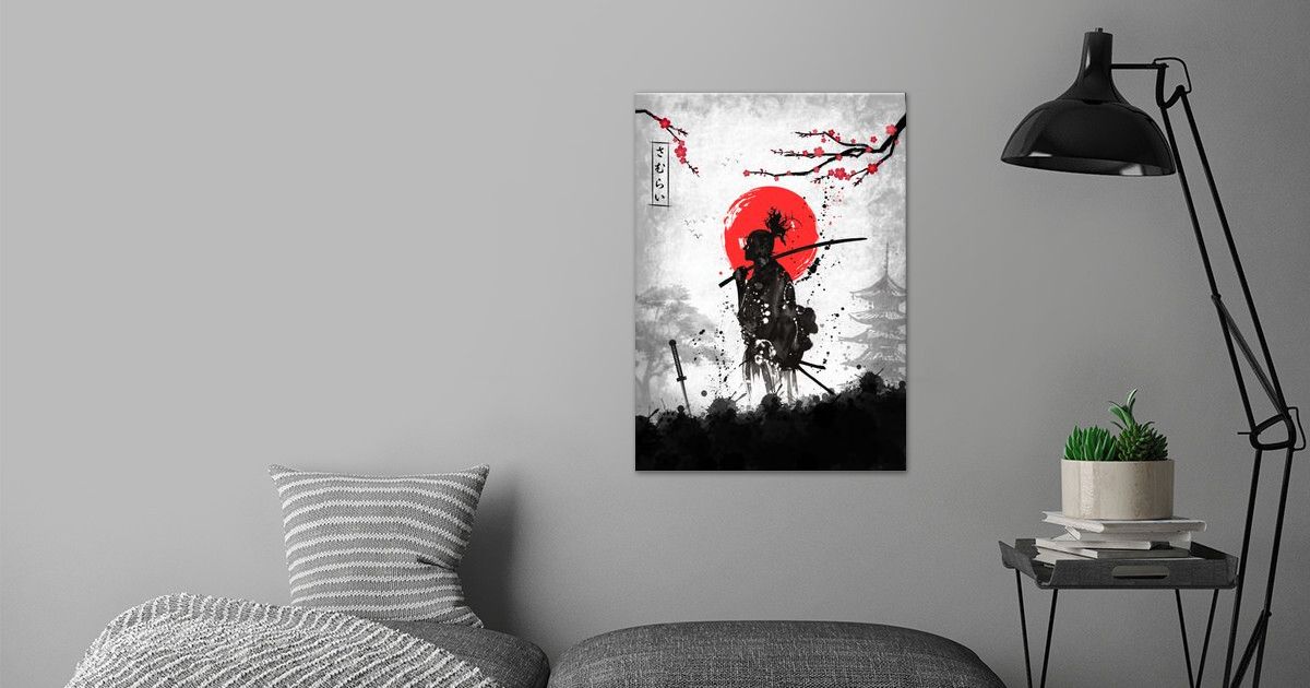'Samurai Warrior' Poster by Faissal Thomas | Displate