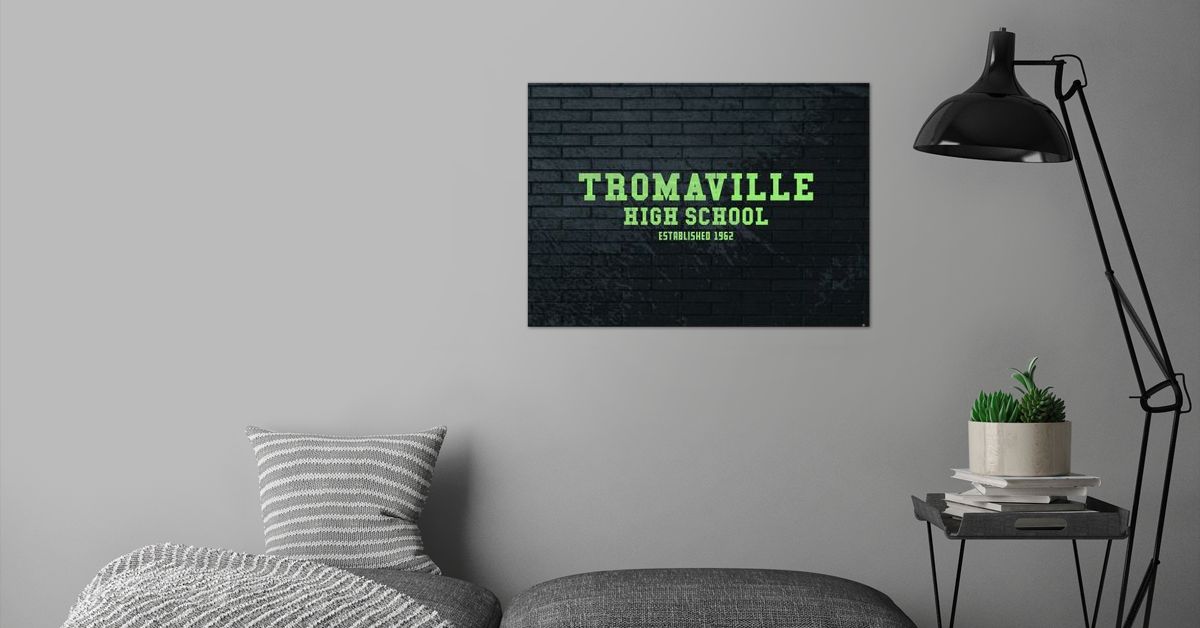 'Tromaville High School' Poster by Zeroqualityguaranteed | Displate