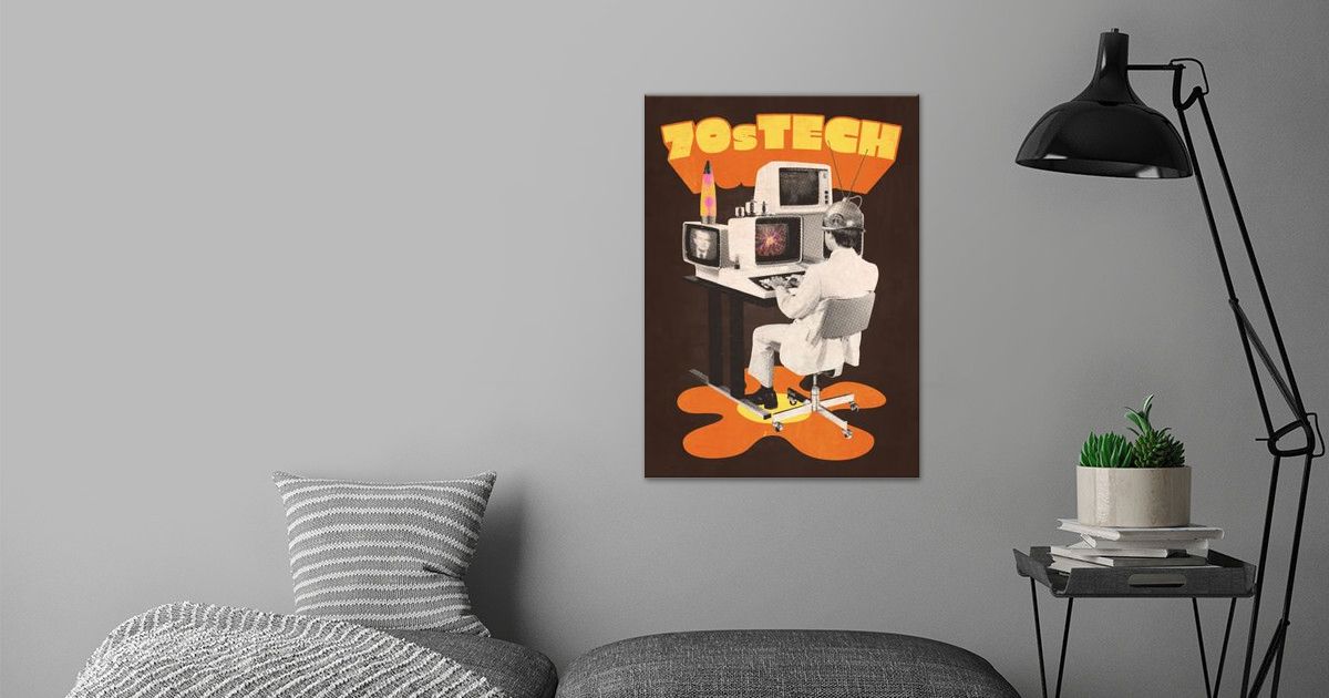 '70s Tech Retro Computer' Poster by StonerPlates | Displate