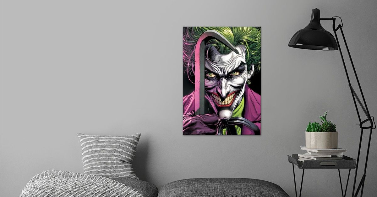 'Joker with hook' Poster by DC Comics | Displate