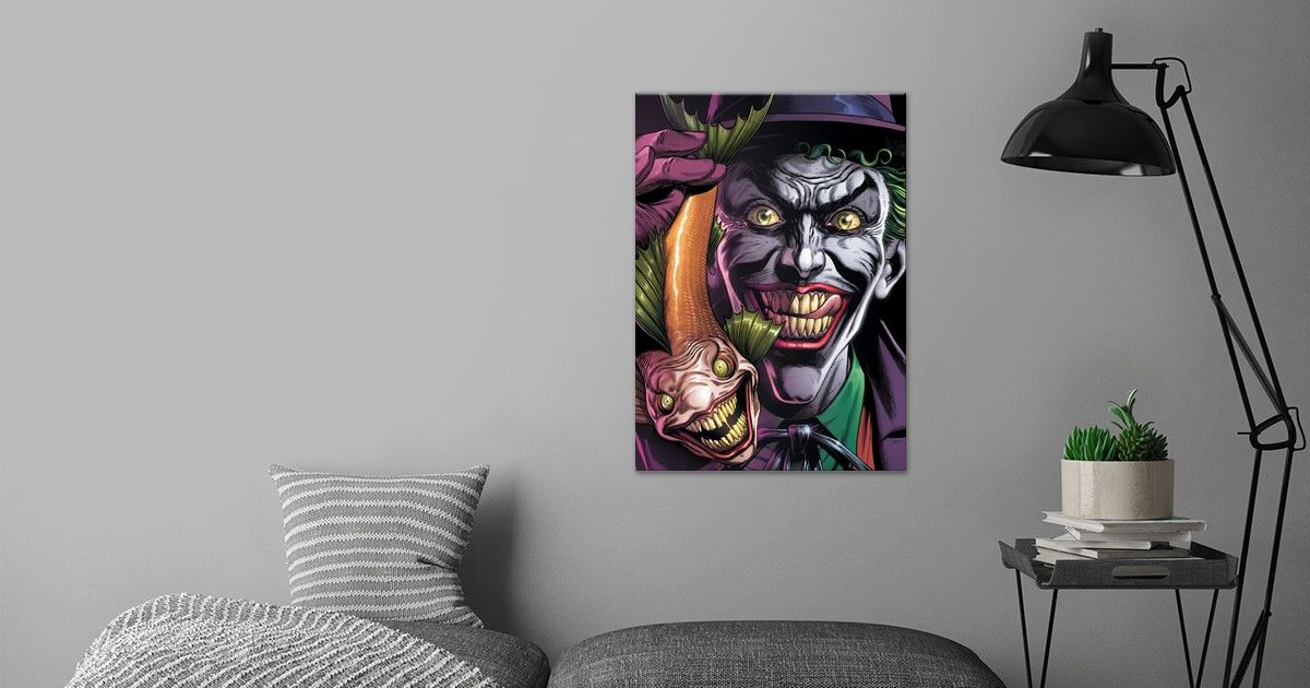 'Joker Fish' Poster by DC Comics | Displate