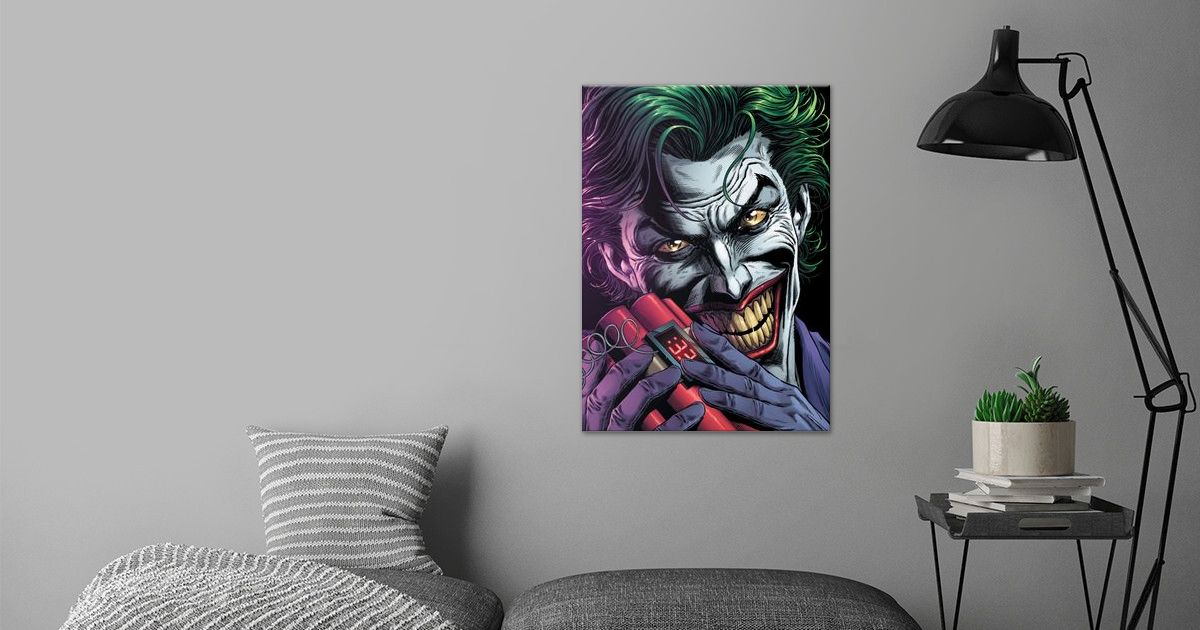 'Joker Bomb' Poster by DC Comics | Displate