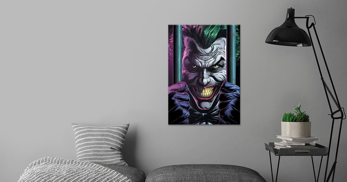 'Joker Behind Bars' Poster by DC Comics | Displate