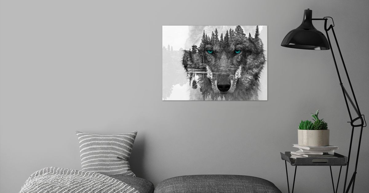 'Wolf' Poster by dmc 696 | Displate