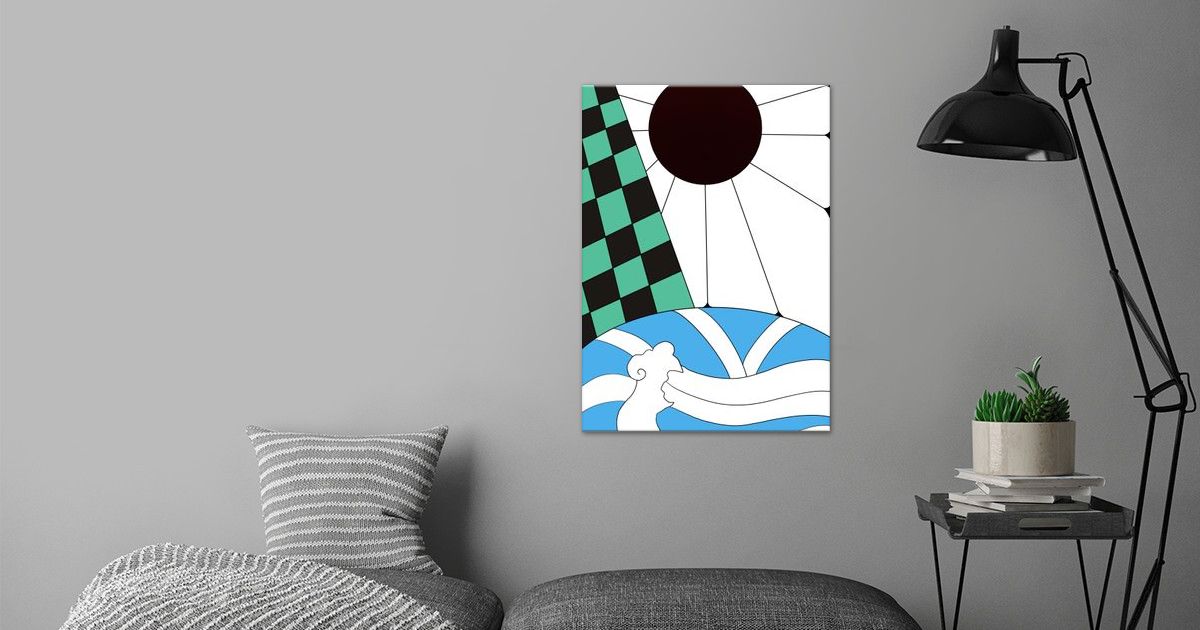 'Tanjiro Hanafuda Card' Poster by chrisnu | Displate