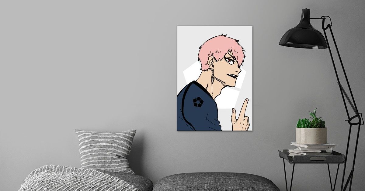 'Blue Lock Jingo Raichi' Poster by Vecto Art | Displate