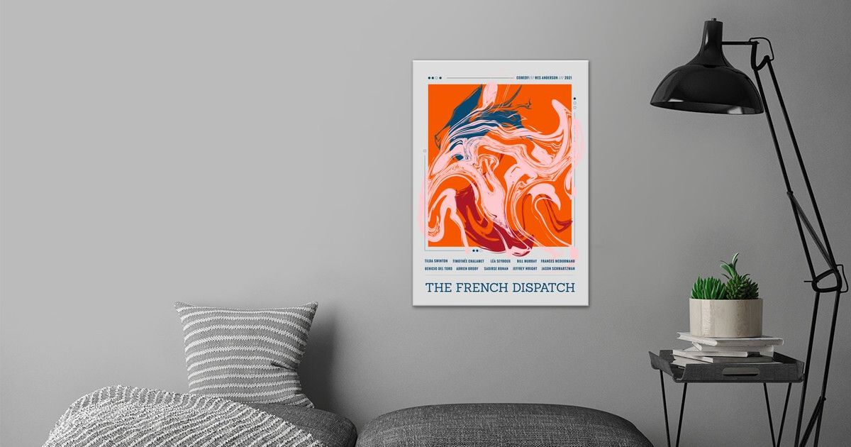 'The French Dispatch Poster' Poster by Nnenna Uduh | Displate