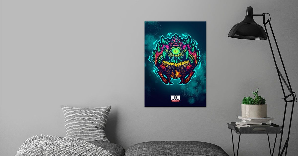 'Doom Eye' Poster by DOOM | Displate