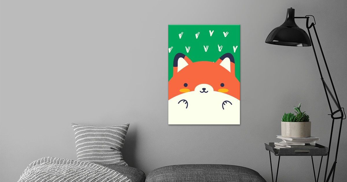 'Cute Animal Kids Fox' Poster by afdesign | Displate