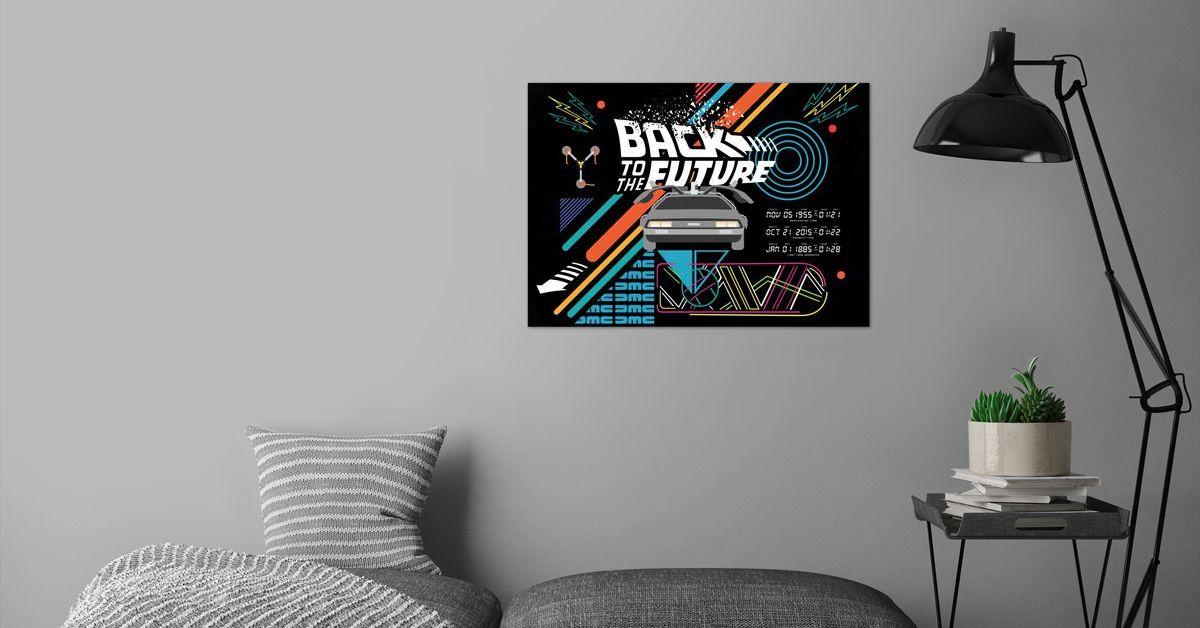 'Back To The Future Graphic' Poster by Back To The Future | Displate