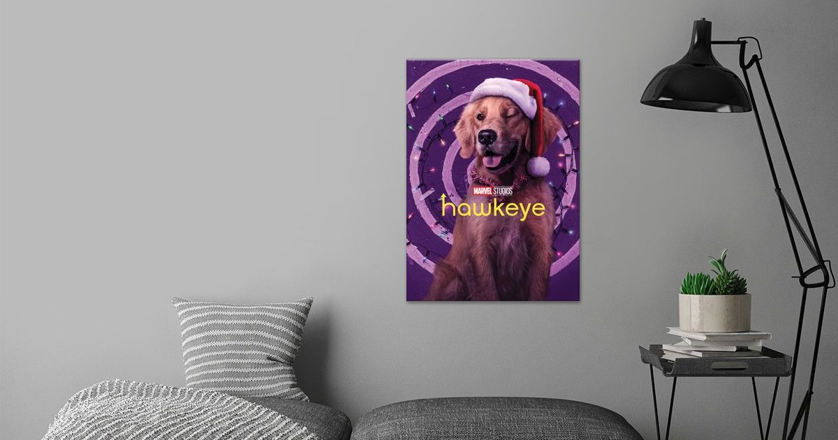 'Lucky Santa with logo' Poster by Marvel | Displate