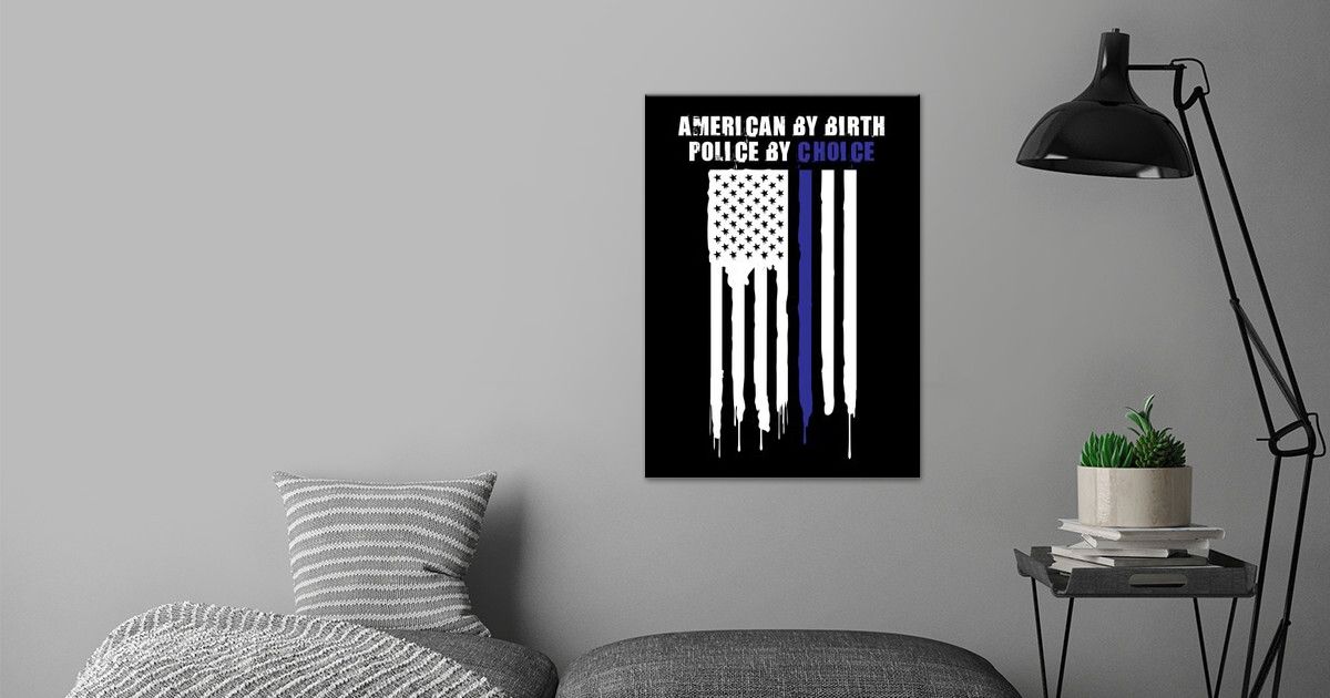 'Police Wall Art Decor' Poster by Decoratier Qwerdenker | Displate