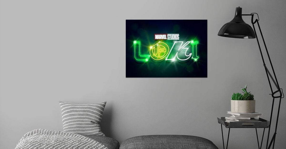 'Loki Neon' Poster by Marvel | Displate