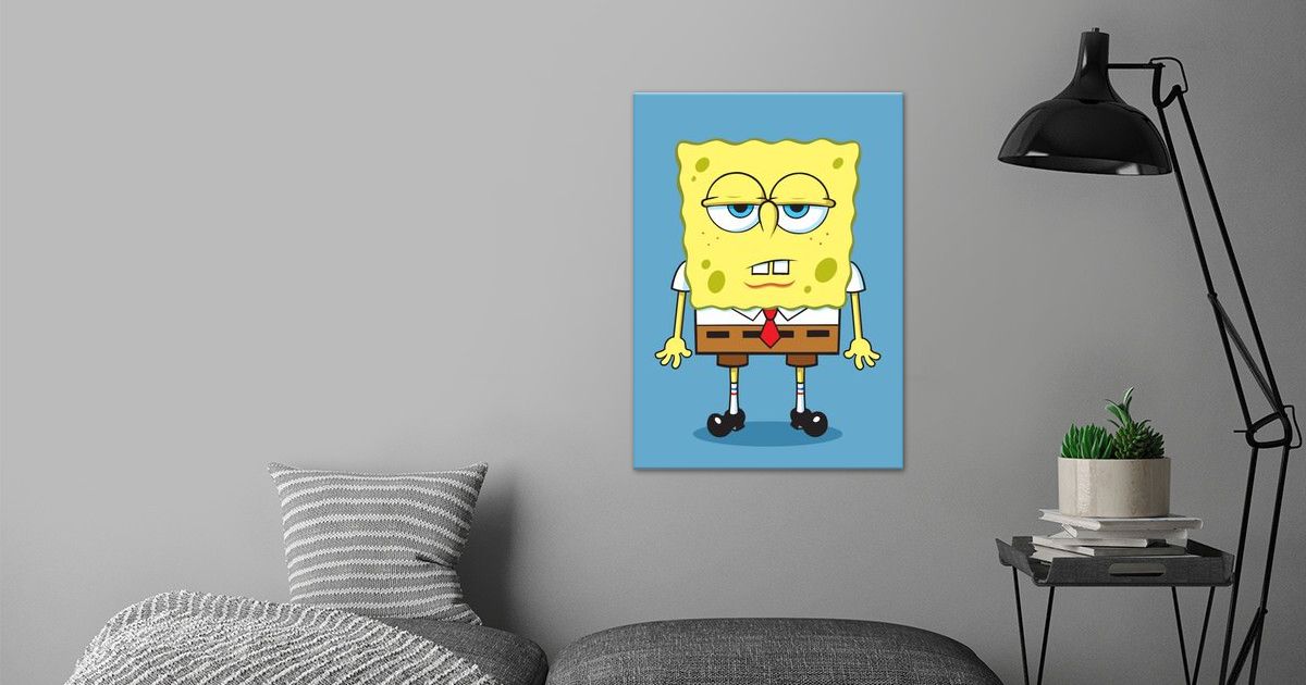 'Grumpy SpongeBob' Poster by SpongeBob SquarePants | Displate