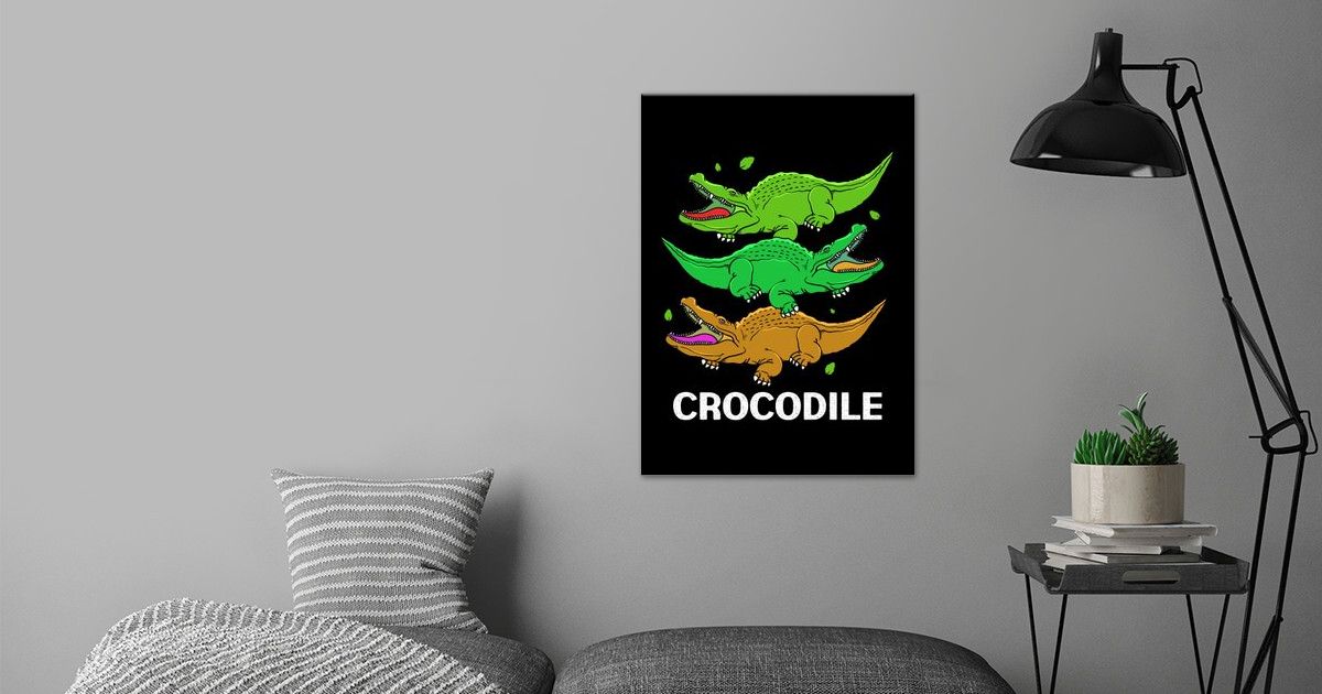 'Crocodiles' Poster by FunnyGifts | Displate