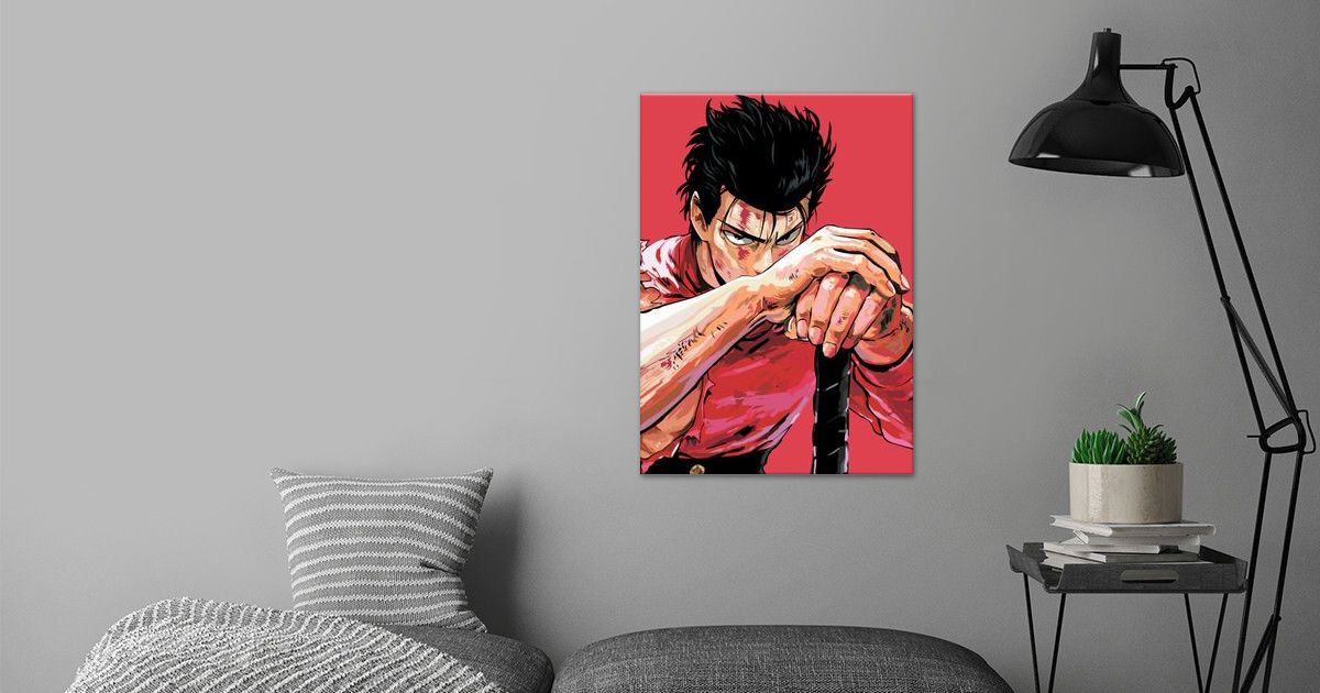 'Metal Bat Vector Poster' Poster by Aiche Arts | Displate