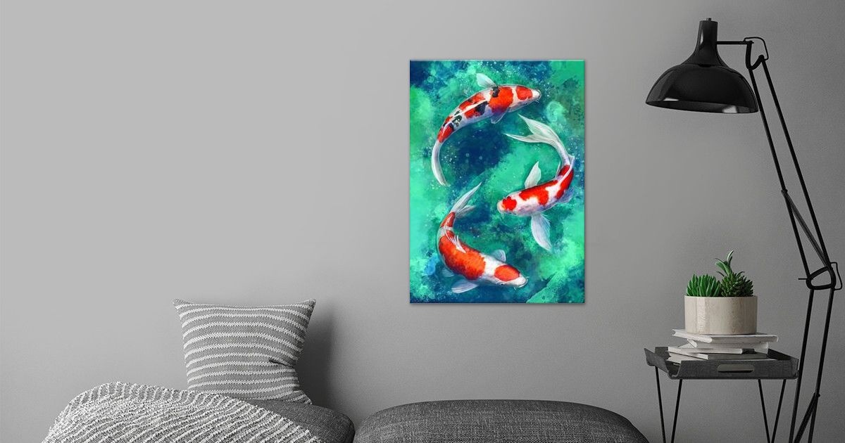 'Koi Fish' Poster by NATU GROUP | Displate