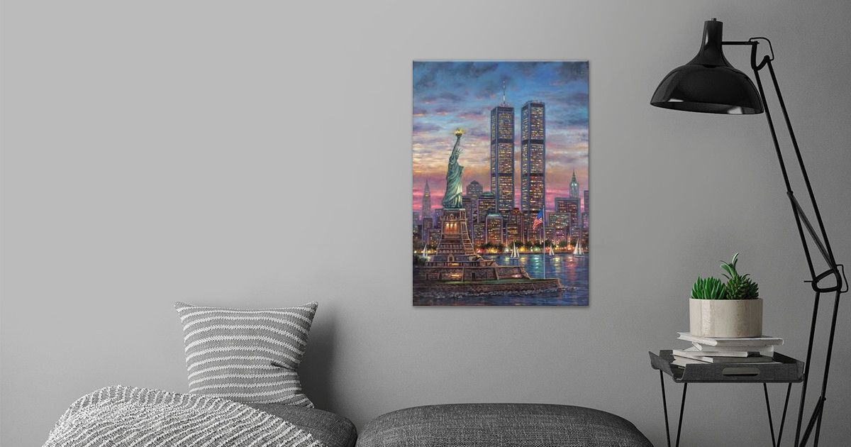 'World Trade Center New Yor' Poster by REAL VINTAGE | Displate