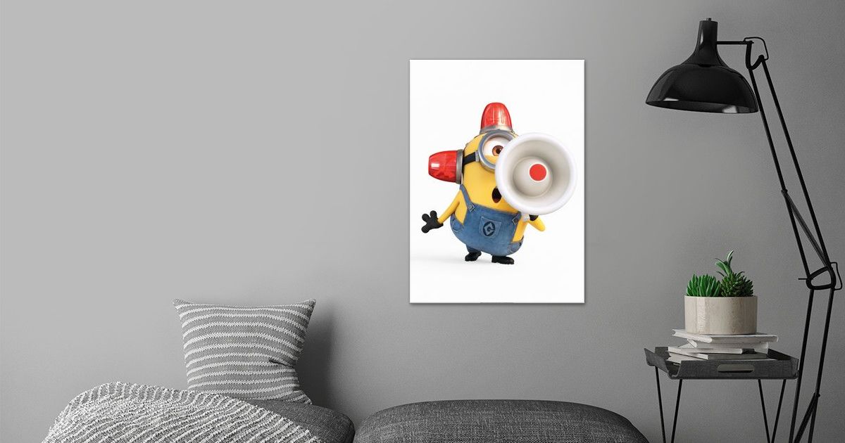 'Minion Fire Alarm' Poster by Minions | Displate