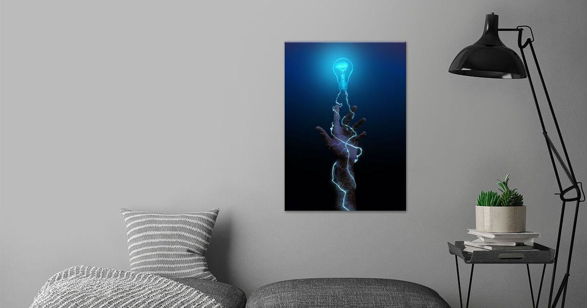 'light it up' Poster by Xi Designs | Displate