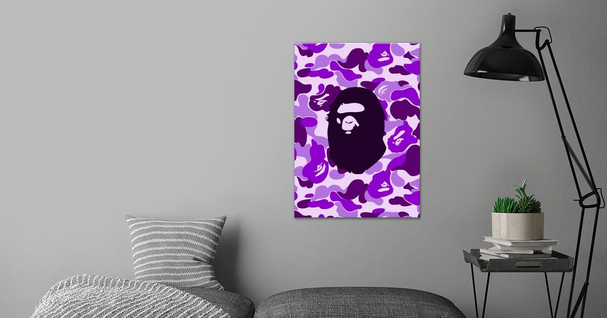 'bape camo monkey hypebeast' Poster by Uber Colektiv | Displate