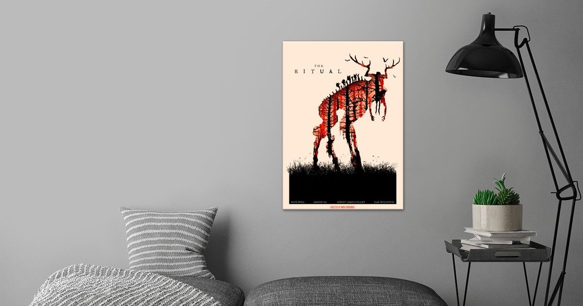 'The ritual minimal poster' Poster by Afire | Displate