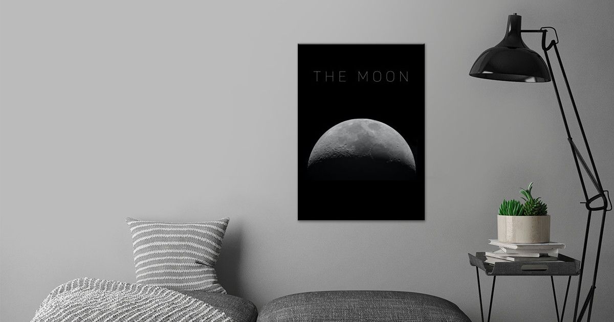 'The Moon' Poster by Artistic Prints | Displate