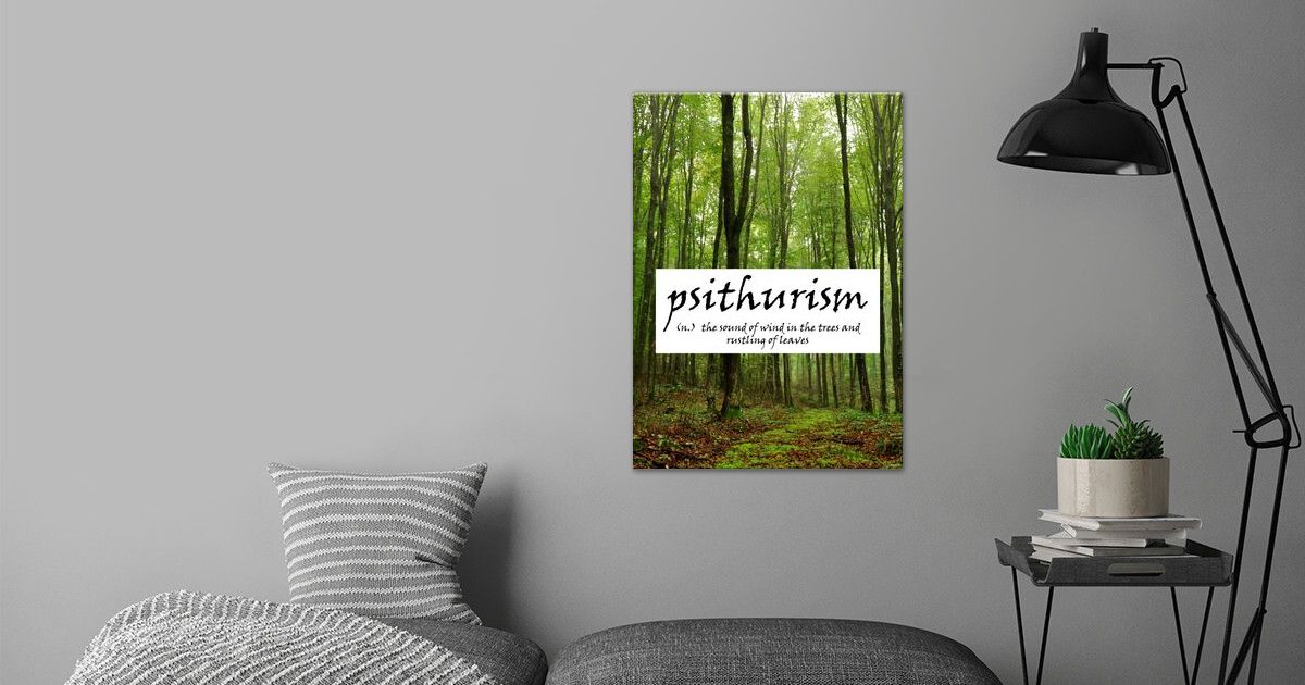 'Psithurism Definition' Poster by Psyl0 | Displate