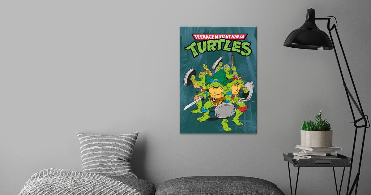 'TMNT Garbage Can Shields' Poster by TMNT | Displate
