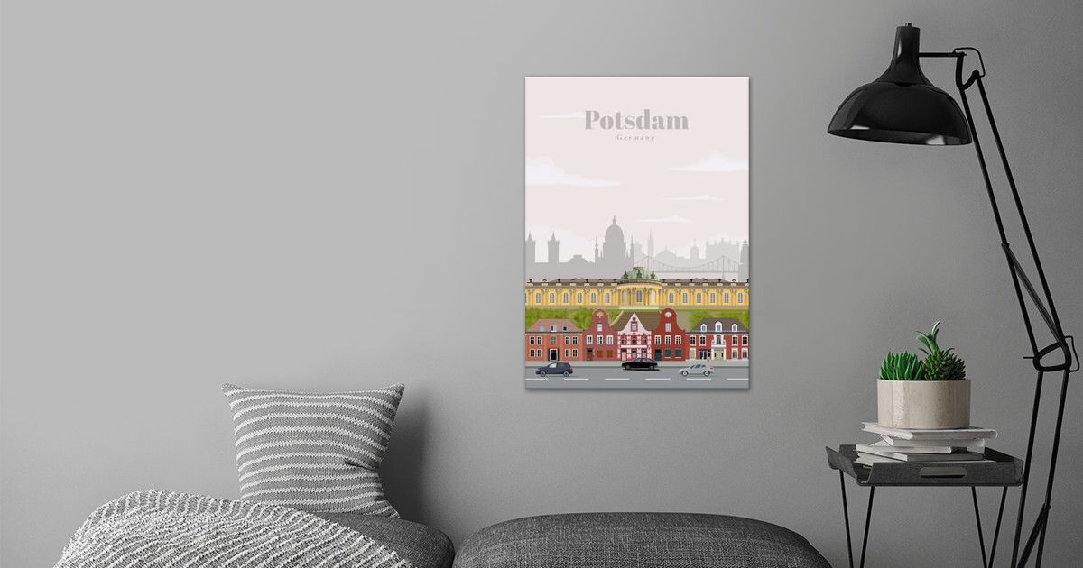'Travel to Potsdam' Poster by Studio 324 | Displate