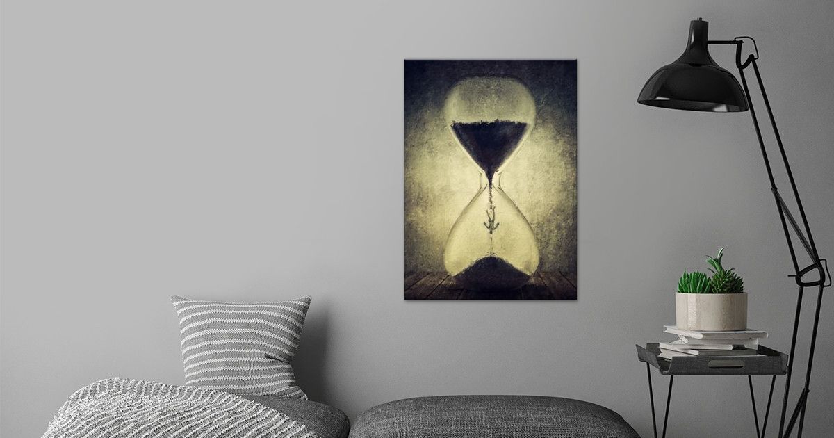 'Irreversible time passing ' Poster by PsychoShadow | Displate
