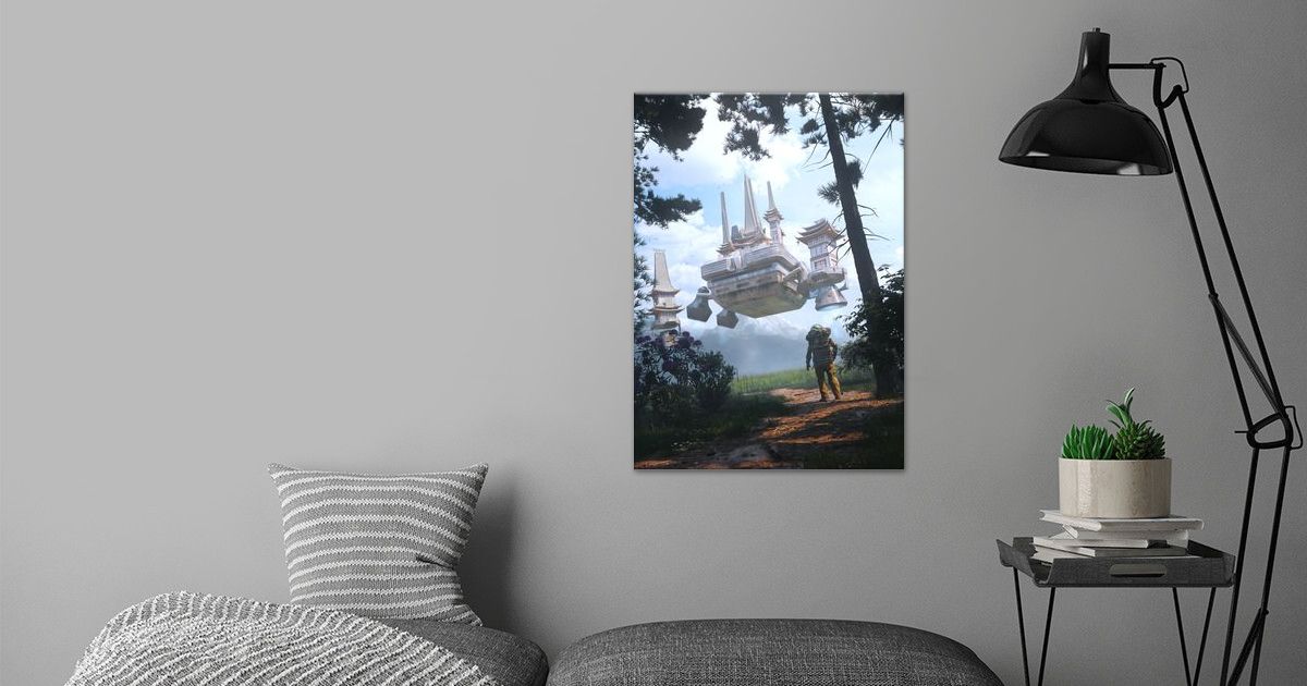 'Afloat' Poster by Louis Lin | Displate