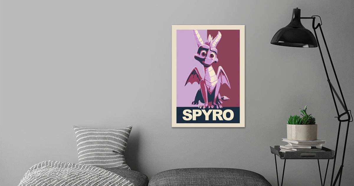 'Spyro sitting' Poster by Spyro The Dragon | Displate