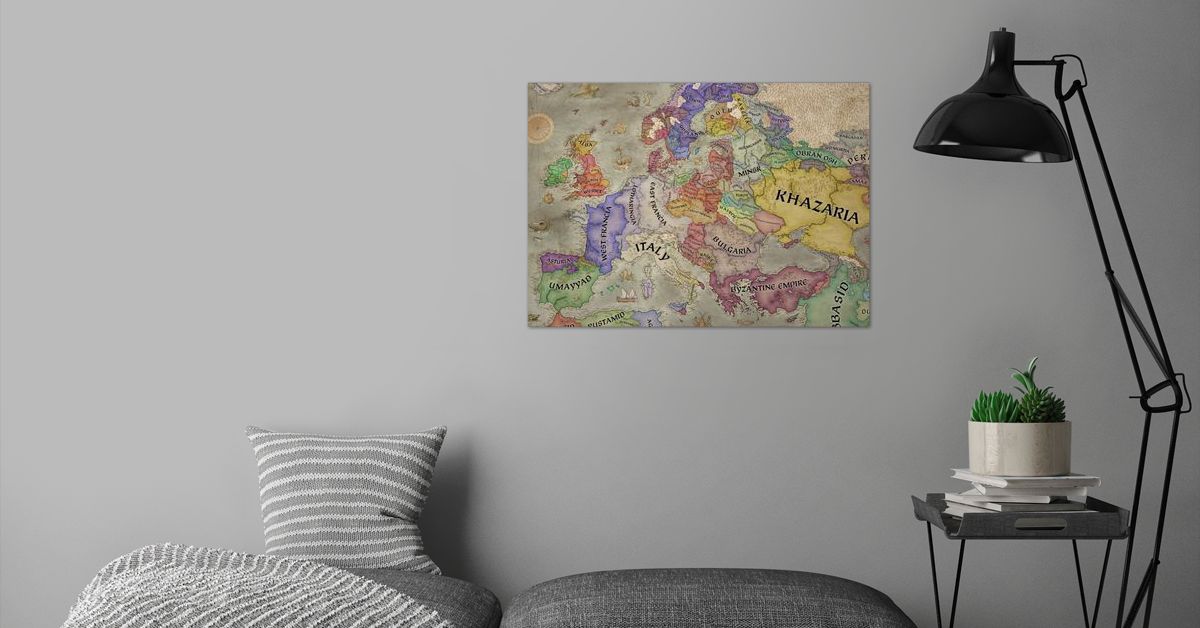 'Europe 867' Poster by Crusaider Kings III | Displate