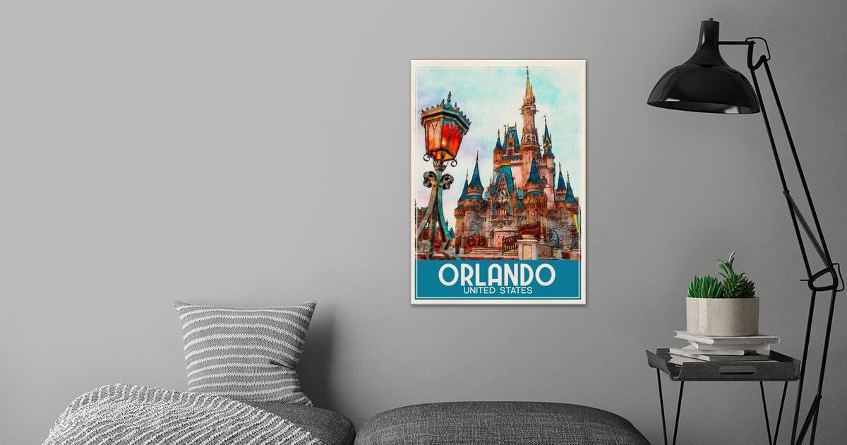 'Orlando United States' Poster by Fasata Design | Displate