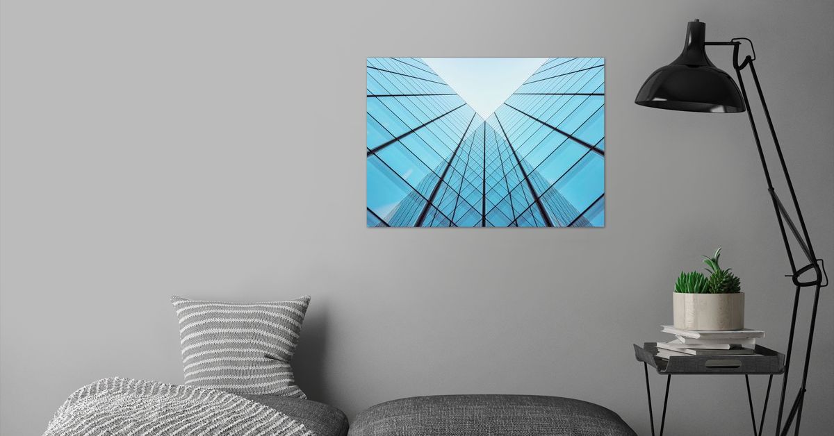 'Building Corner' Poster by Mango Art | Displate