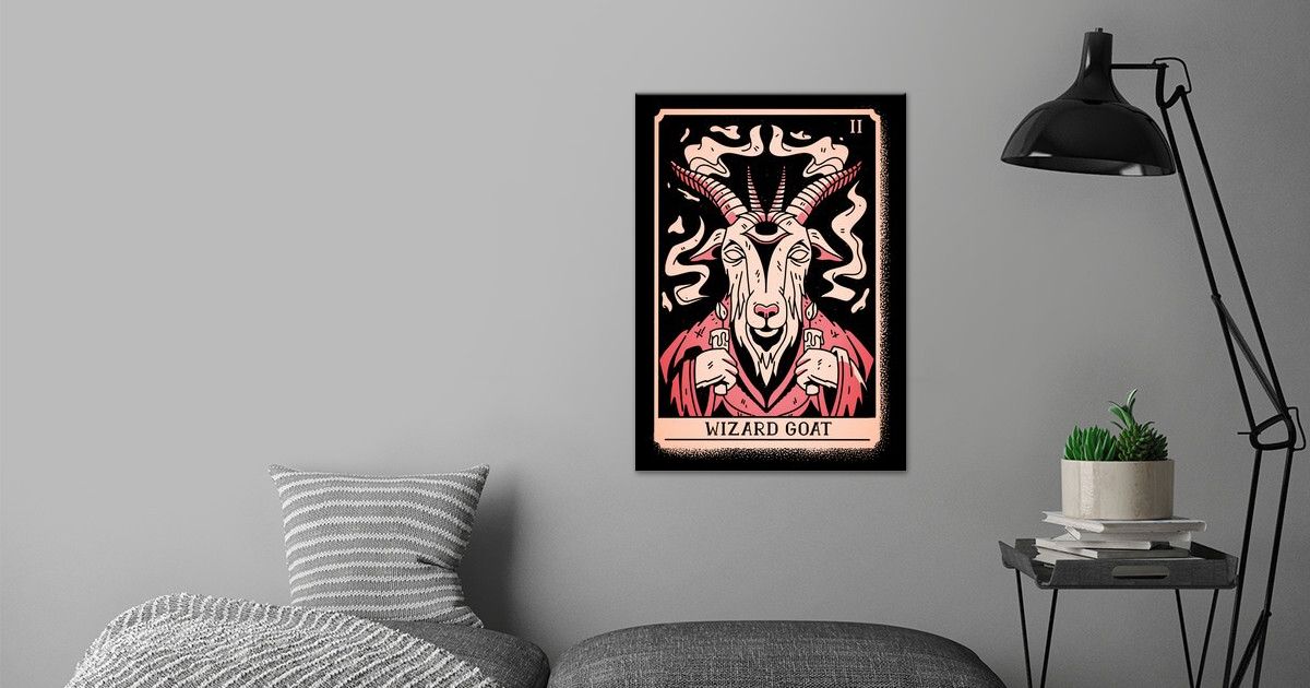 'Tarot Goat Wizard Magician' Poster by BestPrints | Displate