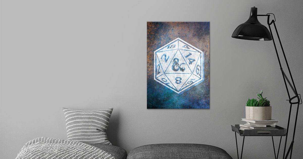 'D20 Rust' Poster by Dungeons and Dragons | Displate