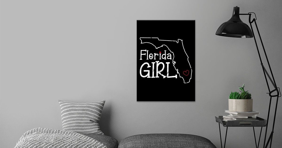 'Florida Girl Flo Grown' Poster by HumbaHarry Geitner | Displate
