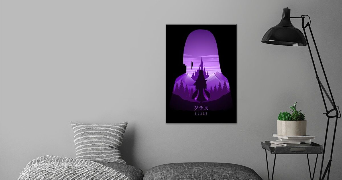 'Glass Shield Hero' Poster by Illust Artz | Displate