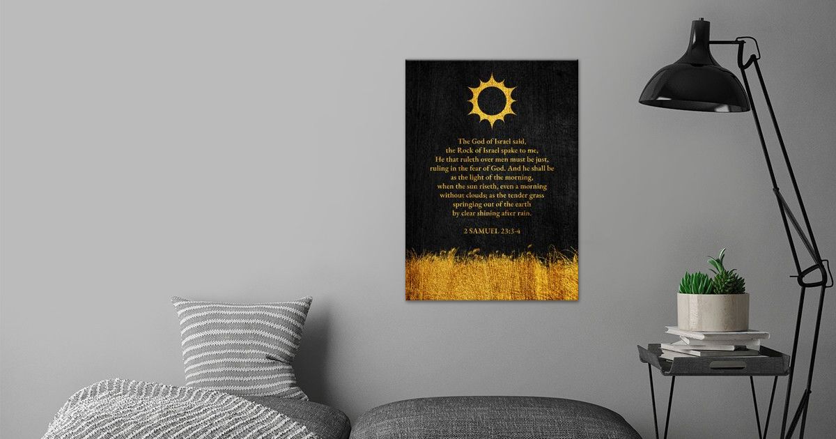 '2 Samuel 23 3 4' Poster by ABConcepts | Displate