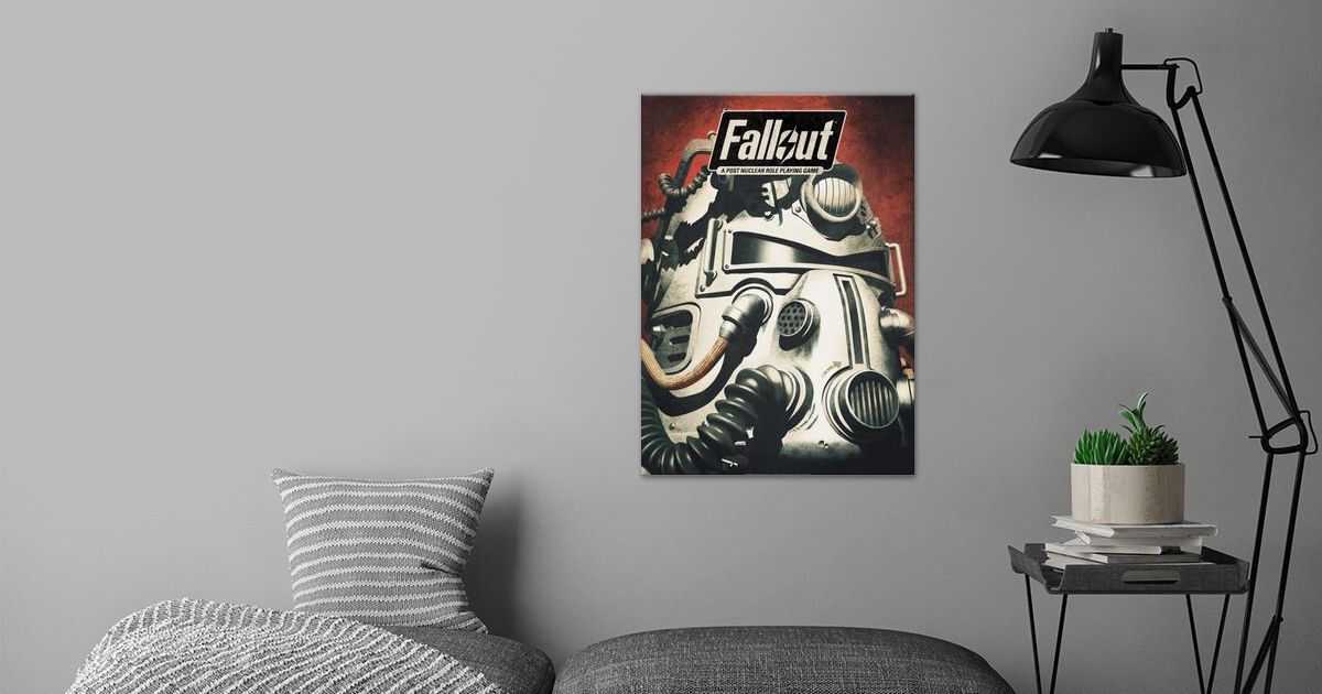 'Red Fallout Logo' Poster by Fallout | Displate