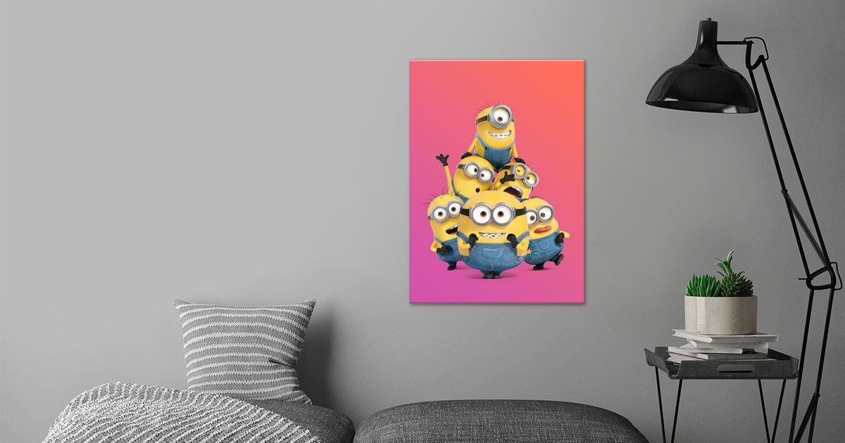 'Minions 2 Group' Poster by Minions | Displate