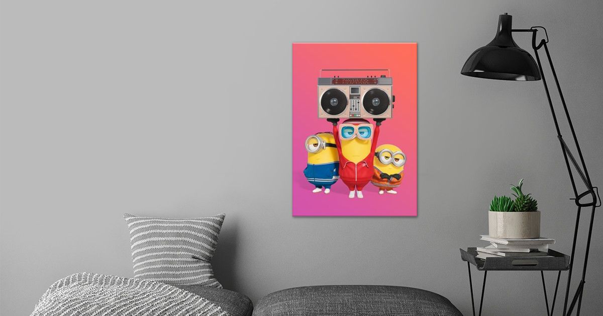 'Minion Boombox' Poster by Minions | Displate