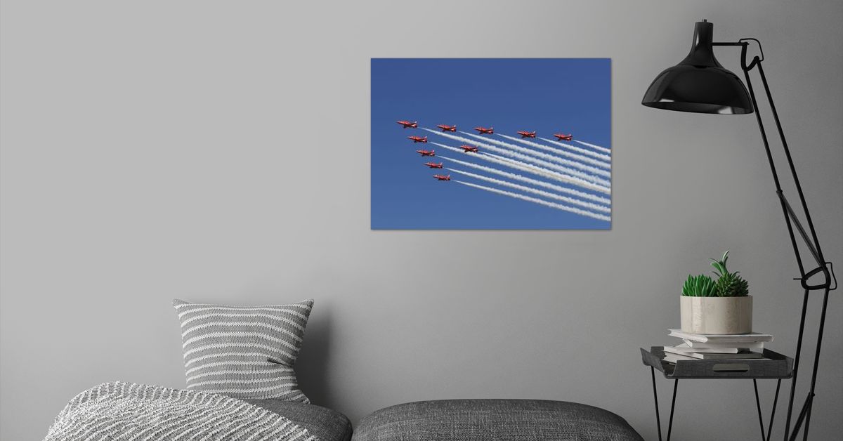 'RAF Red Arrows' Poster by Daniel Raper | Displate