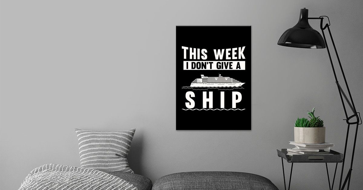 'Cruising Ship Week' Poster by professionaldesigns | Displate