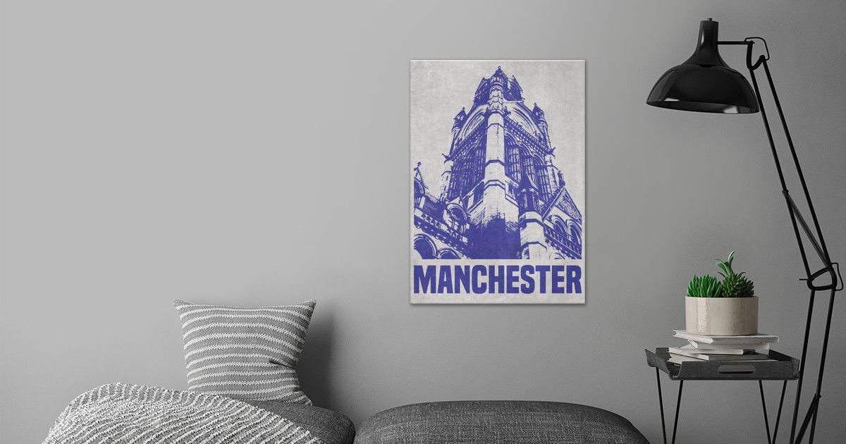 'Manchester' Poster by denvector | Displate