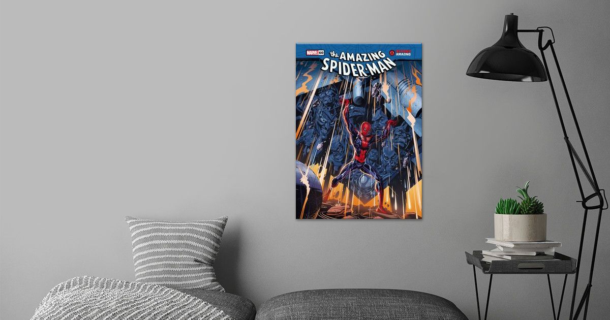 'Hero's Burden' Poster by Marvel | Displate
