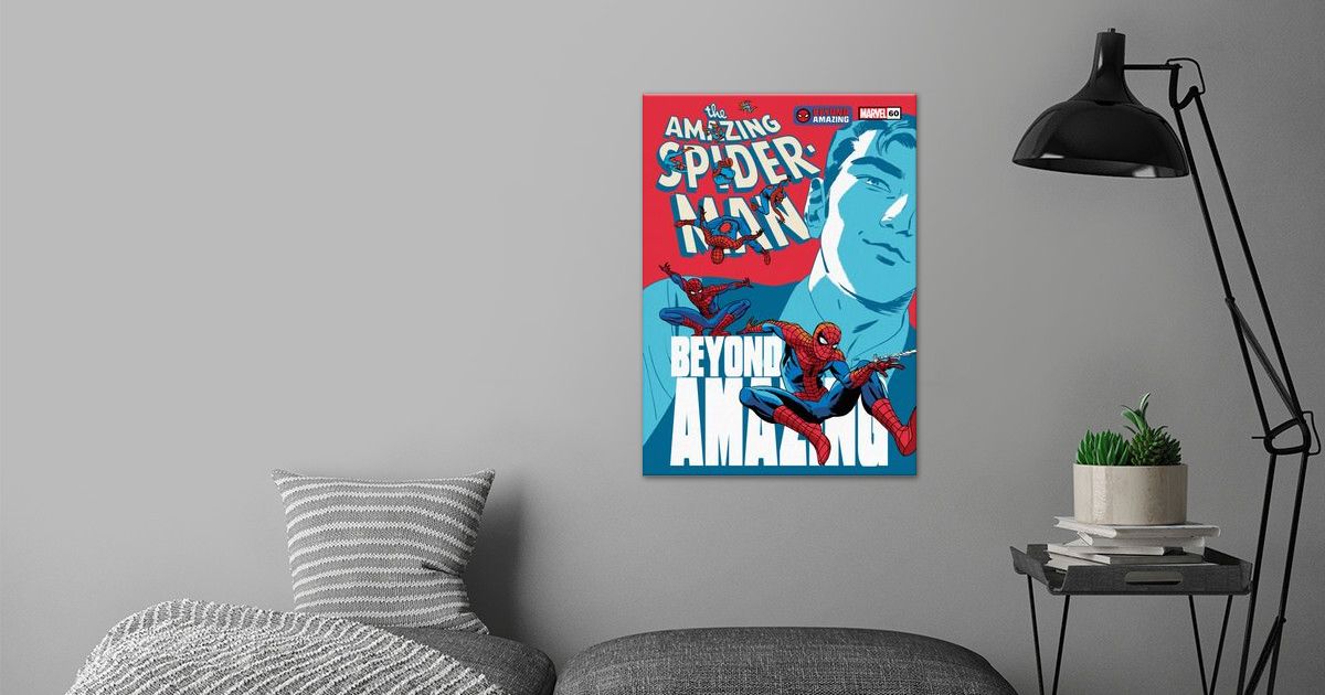 'Leaping Hero' Poster by Marvel | Displate